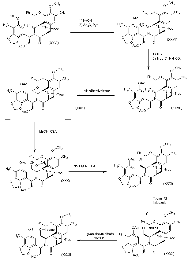 Trabectedin, Ecteinascidin 743, NSC-684766, ET-743, Yondelis-药物合成数据库