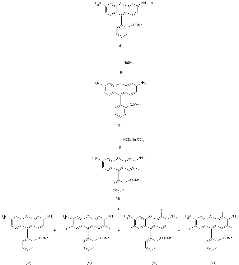 Iododihydrorhodamine 123, Iodo-reduced Rhodamine 123-药物合成数据库