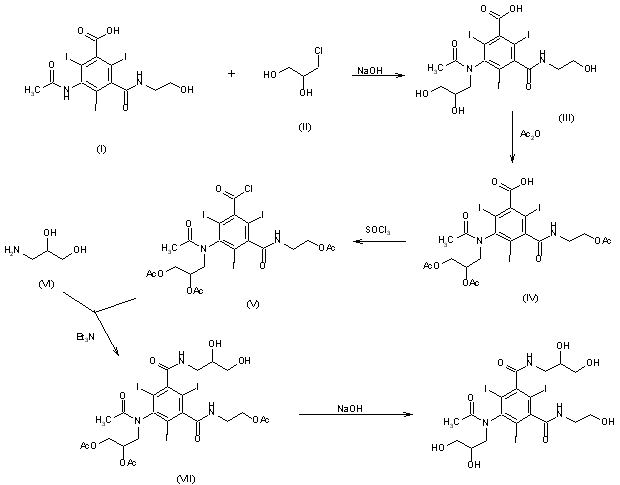 Ioxilan, Oxilan, Imagenil-药物合成数据库