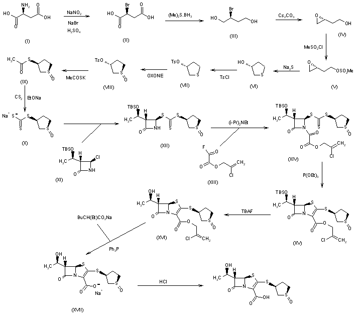 Sulopenem, CP-65207-S, CP-70429-药物合成数据库