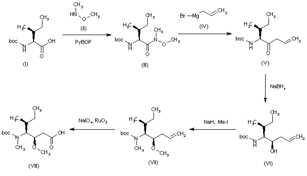 Dolastatin 10, NSC-376128, DLS-10-药物合成数据库