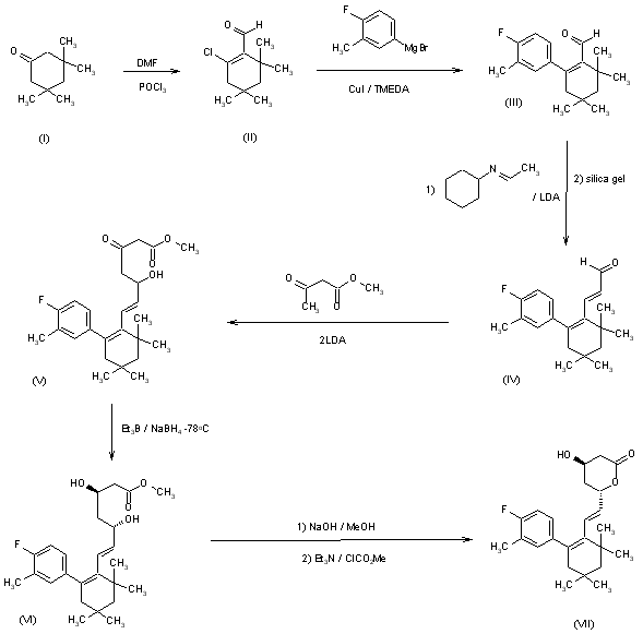 Dalvastatin, RG-12561-药物合成数据库