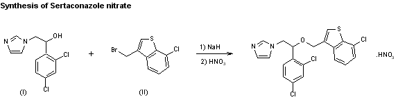 Sertaconazole nitrate, FI-7045(free base), Ertaczo, Ginedermofix ...