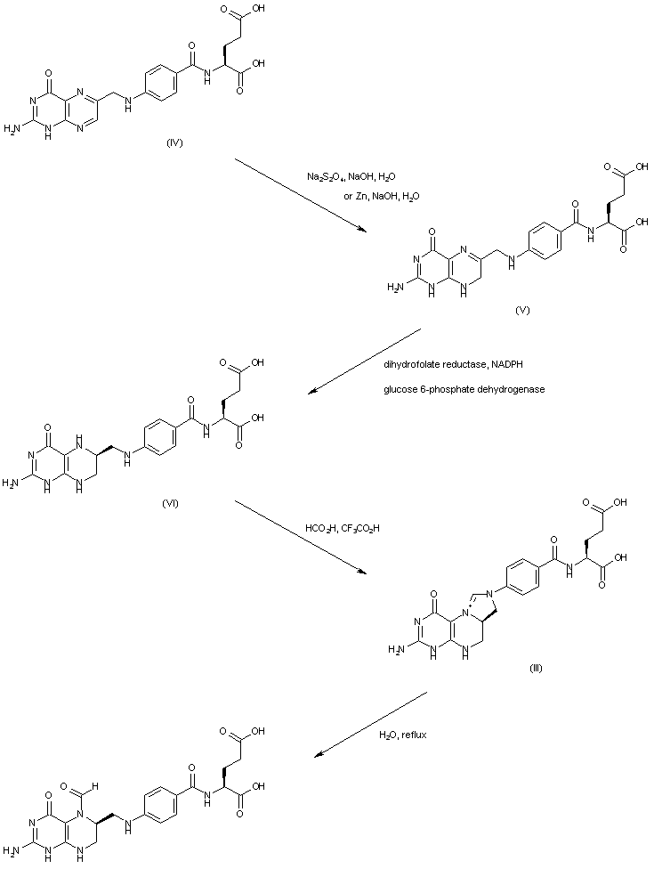 Levofolinate calcium, Levoleucovorin calcium, Isovorin-药物合成数据库