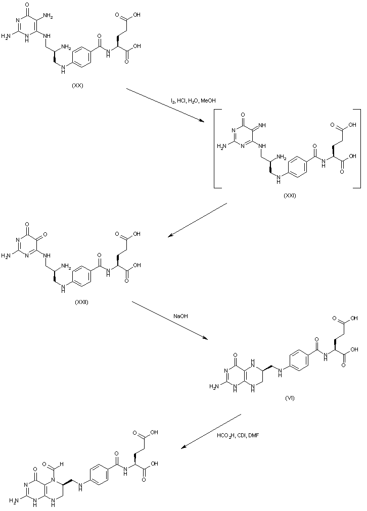 Levofolinate calcium, Levoleucovorin calcium, Isovorin-药物合成数据库
