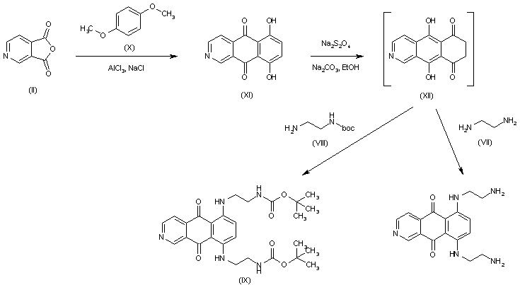 Pixantrone maleate, BBR-2778-药物合成数据库