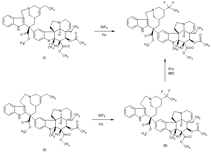 Vinflunine, L-0070, F-12158, Javlor-药物合成数据库