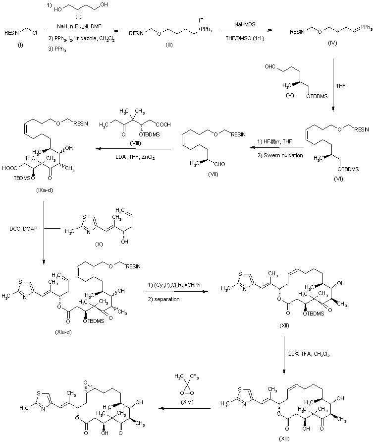 Epothilone A, Epothilone A-药物合成数据库