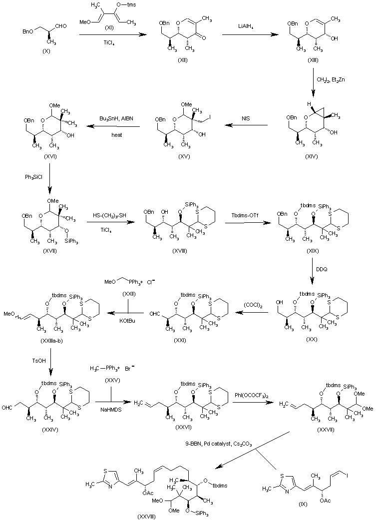 Epothilone A, Epothilone A-药物合成数据库