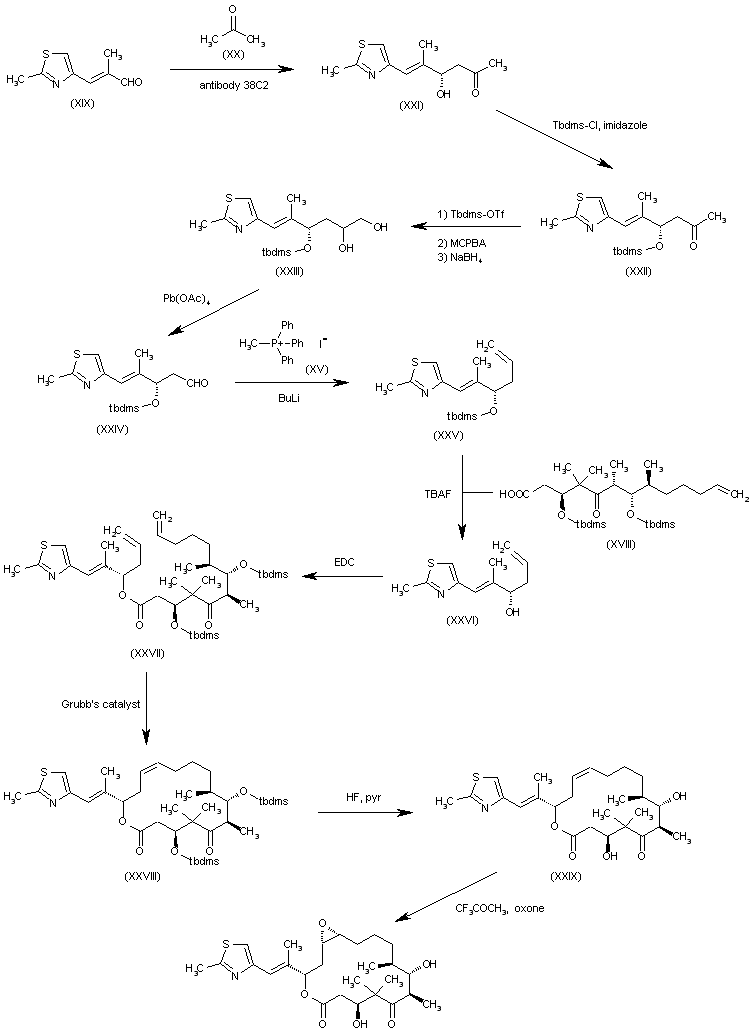 Epothilone A, Epothilone A-药物合成数据库