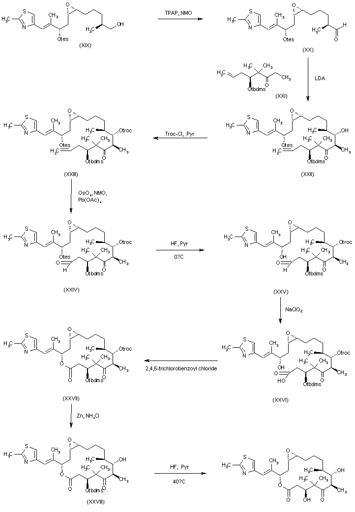 Epothilone A, Epothilone A-药物合成数据库