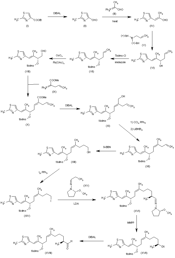 Epothilone A, Epothilone A-药物合成数据库