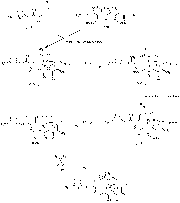 Epothilone A, Epothilone A-药物合成数据库