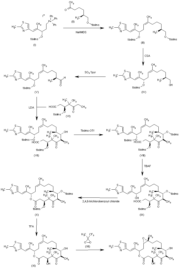 Epothilone A, Epothilone A-药物合成数据库