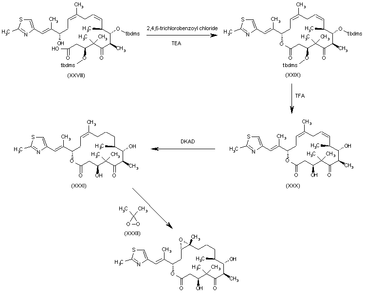 Patupilone, (-)-Epothilone B, Epothilone B, EPO-906-药物合成数据库