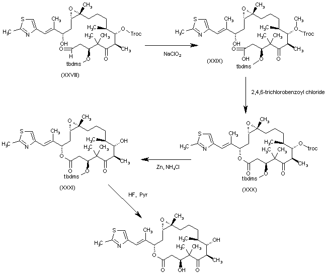 Patupilone, (-)-Epothilone B, Epothilone B, EPO-906-药物合成数据库