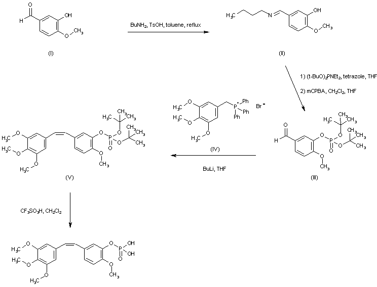 Combretastatin A-4, CA-4-药物合成数据库