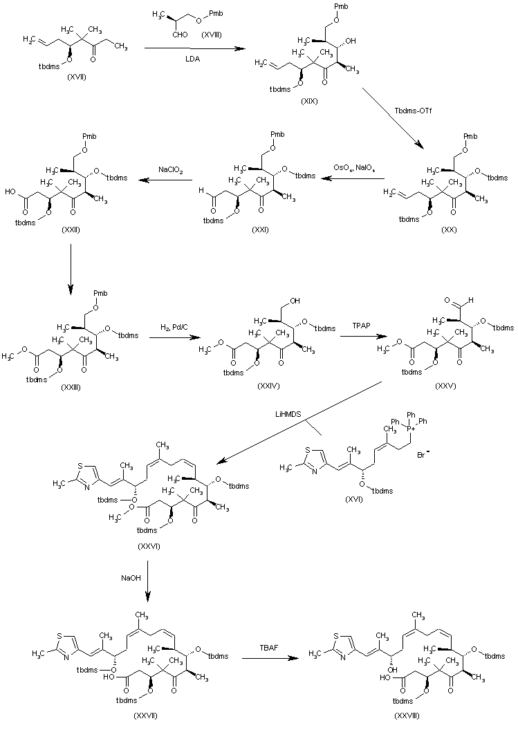 Epothilone A, Epothilone A-药物合成数据库