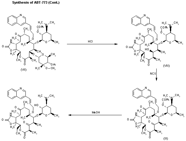 Cethromycin, A-195773.0, ABT-773-药物合成数据库