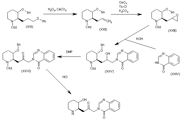 Febrifugine-药物合成数据库