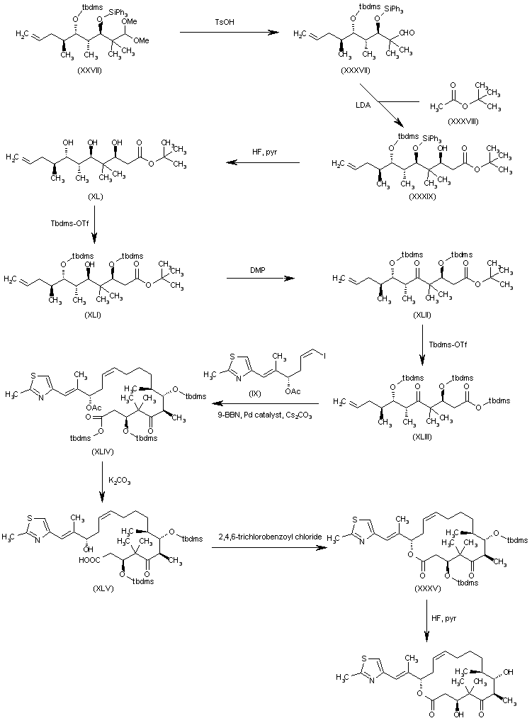 Epothilone A, Epothilone A-药物合成数据库
